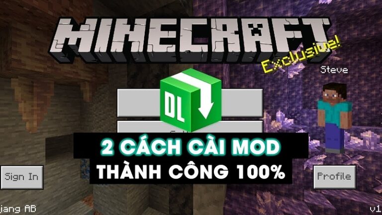 Hướng dẫn cách cài mod Minecraft cho máy tính và điện thoại